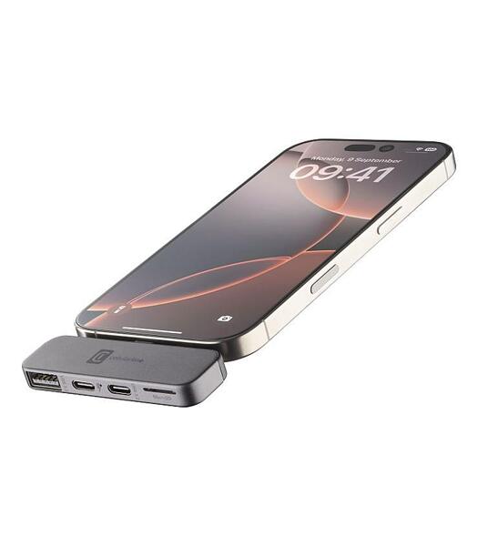 Hub OTG Plug & Play, USB-C, 4 порта, сив - smartstyle.bg