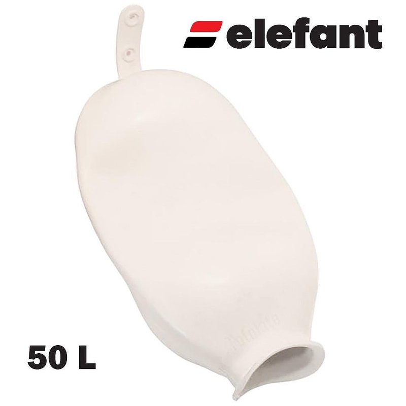 Мембрана за хидрофор 50 л, Elefant, с опашка, бяла, EPDM