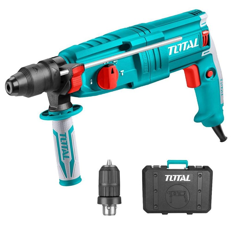 Перфоратор електрически SDS+, 800 W, 2.5 J, TOTAL TH308268-2