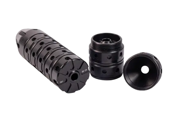 Супресор SilentSteel Mini Streamer - cal. 22, алуминиев, черен ...