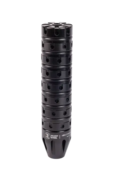 Супресор SilentSteel Mini Streamer - cal. 22, алуминиев, черен ...
