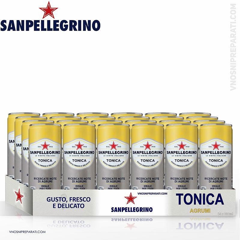 Sanpellegrino Tonica Agrumi газирана напитка 24 x 330 мл