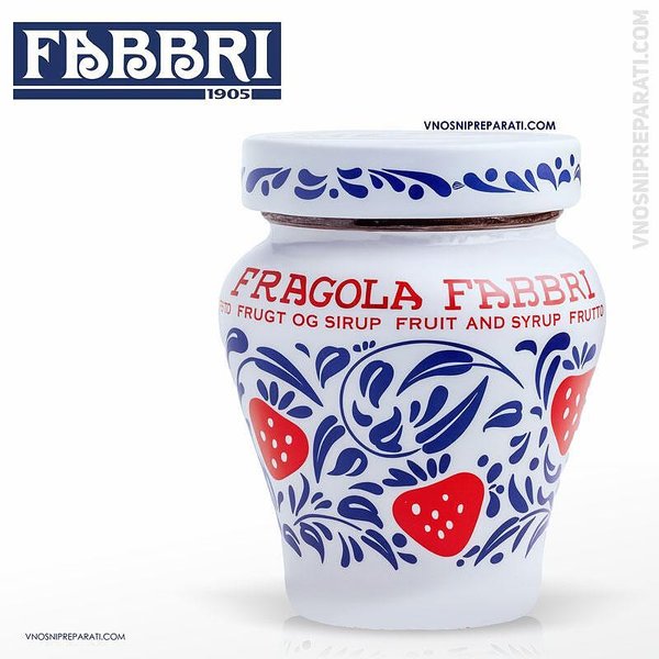 Fabbri Fragola in Syrup италиански ягоди в сироп 230 гр
