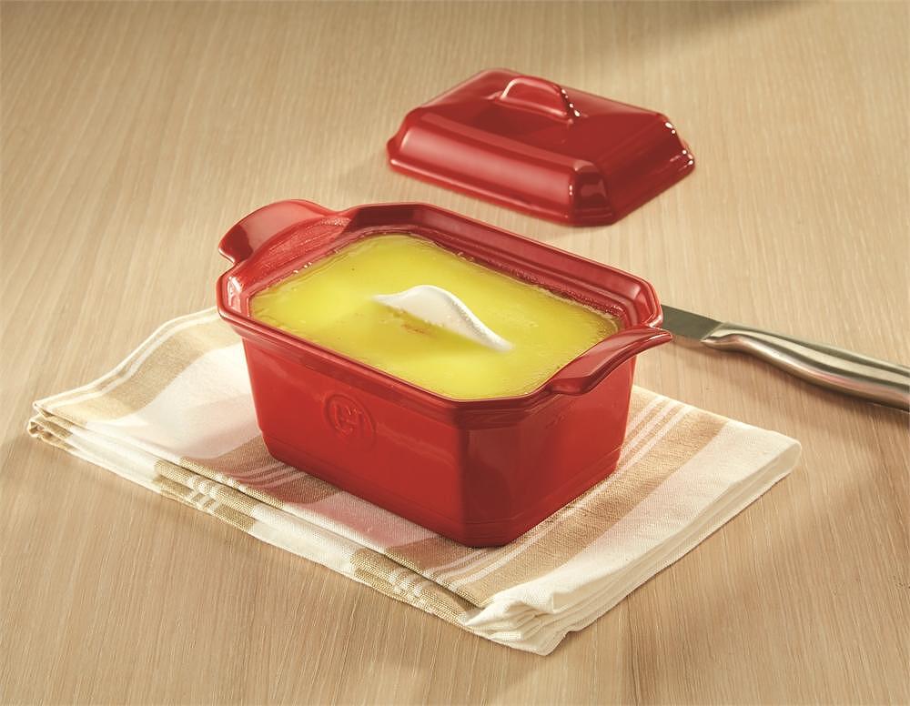 Керамична форма за терин с преса Emile Henry - Terrine With Press ...