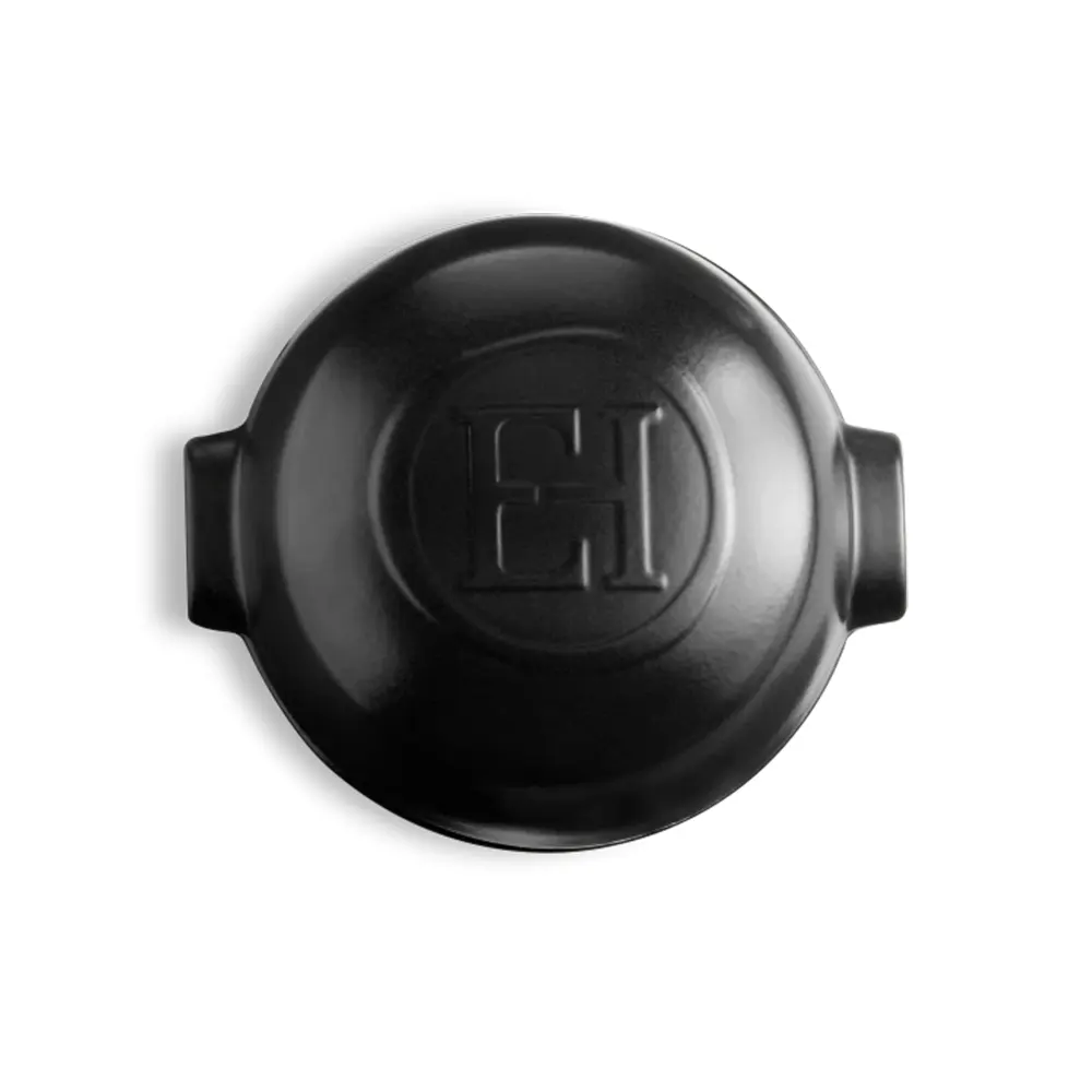 Форма за печене с капак Emile Henry - BBQ Cheese Baker, Ø20 см, черна