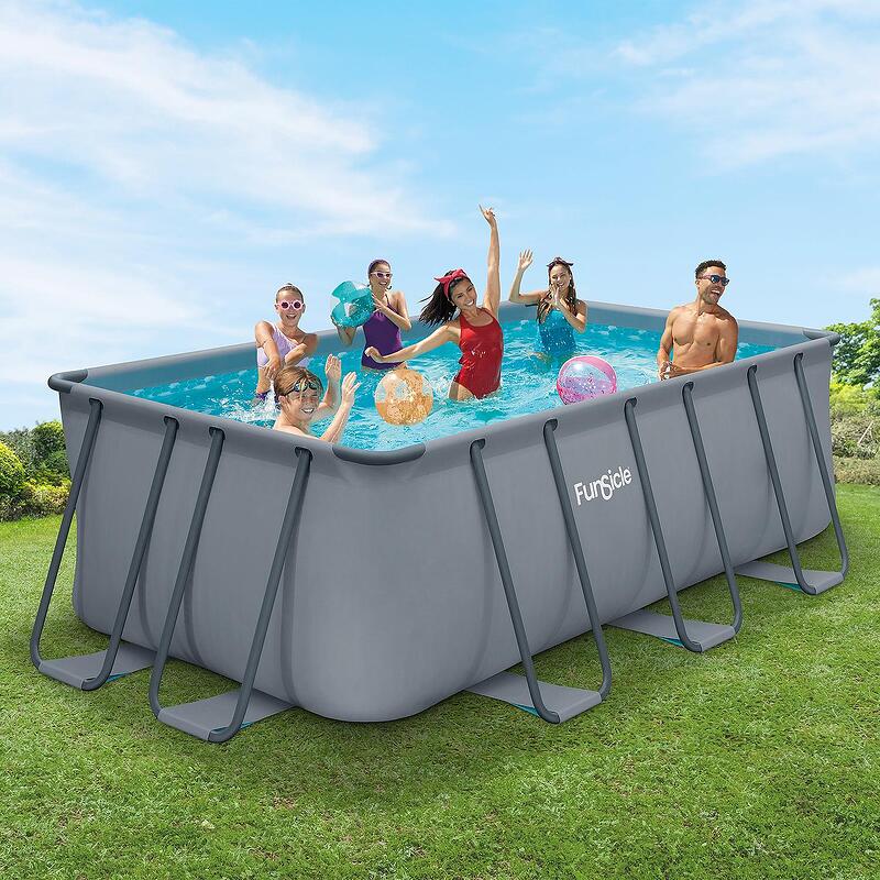 Сглобяем правоъгълен басейн FunSicle Oasis | Polygroup