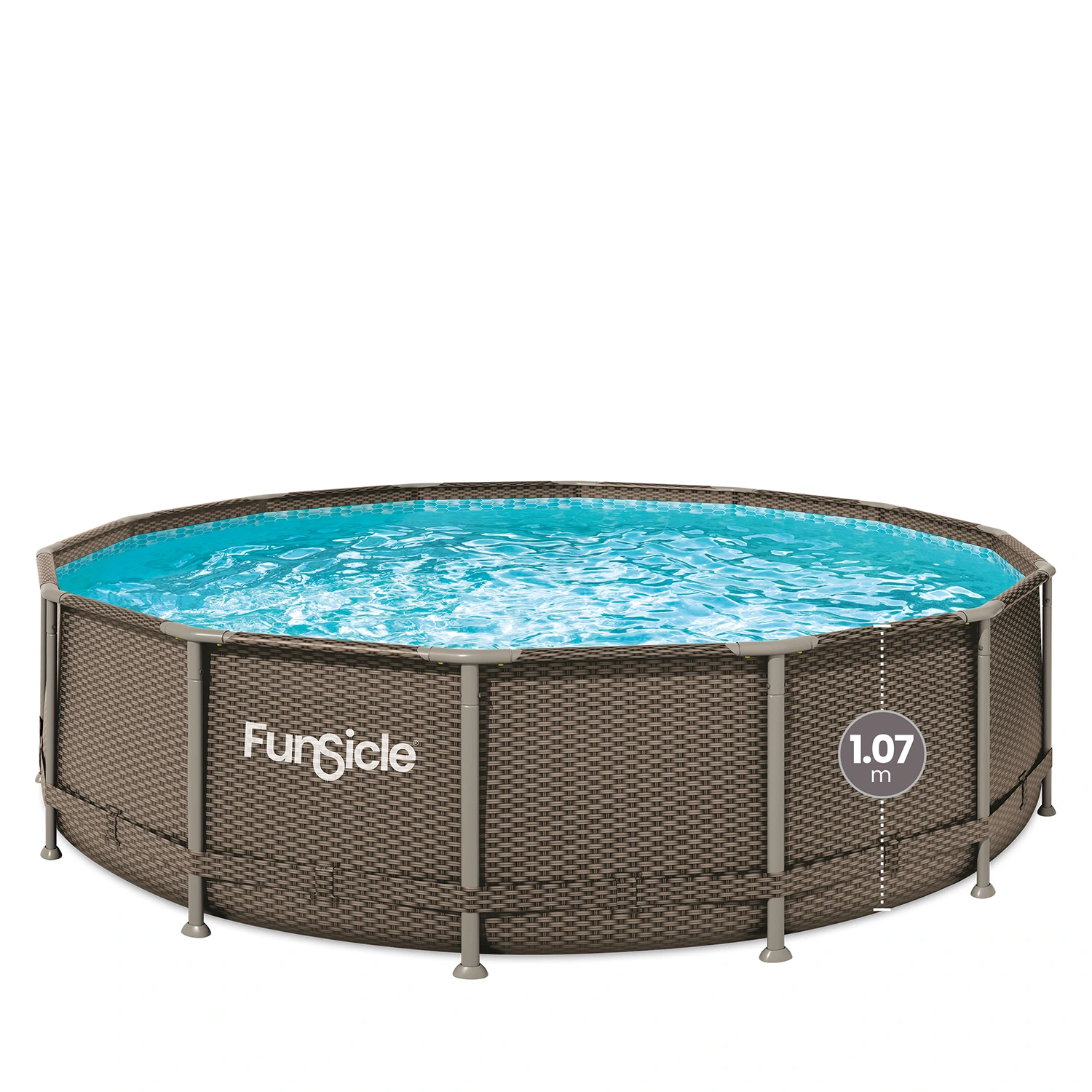 Сглобяем кръгъл басейн FunSicle Oasis Pool | Polygroup