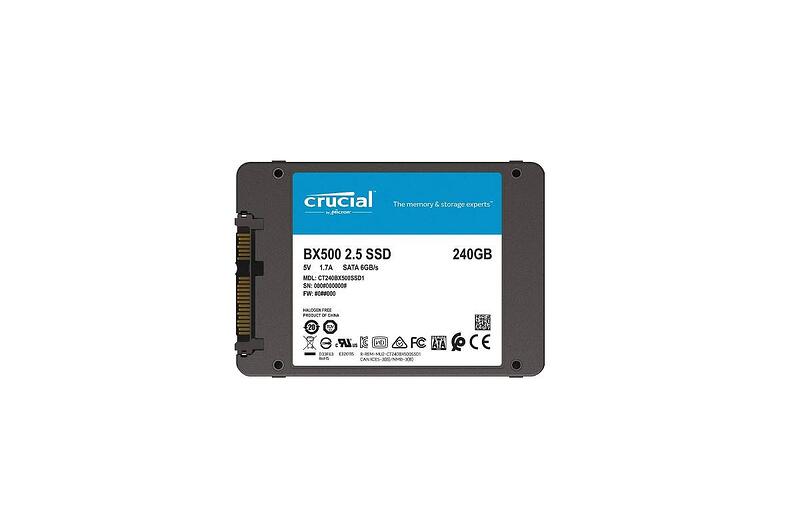 SSD Crucial BX500 240GB 3D NAND SATA 2.5-inch