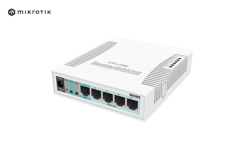 Switch MikroTik CSS106-5G-1S RB260GS SwitchOS