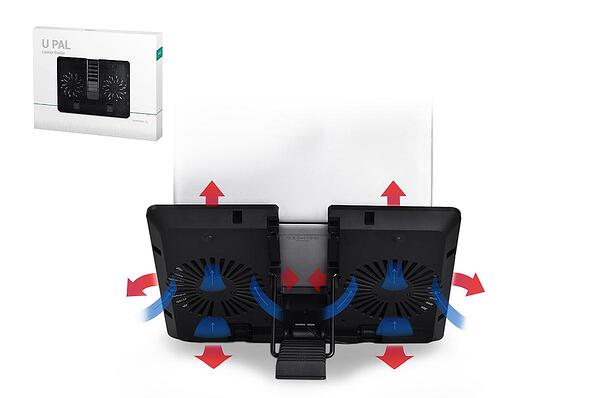 DeepCool Охладител за лаптоп Laptop Cooler U-PAL | Up to 15.6"