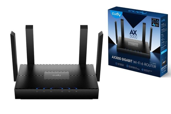 Безжичен рутер Cudy WR3000 AX3000 Gigabit Wi-Fi 6 Router