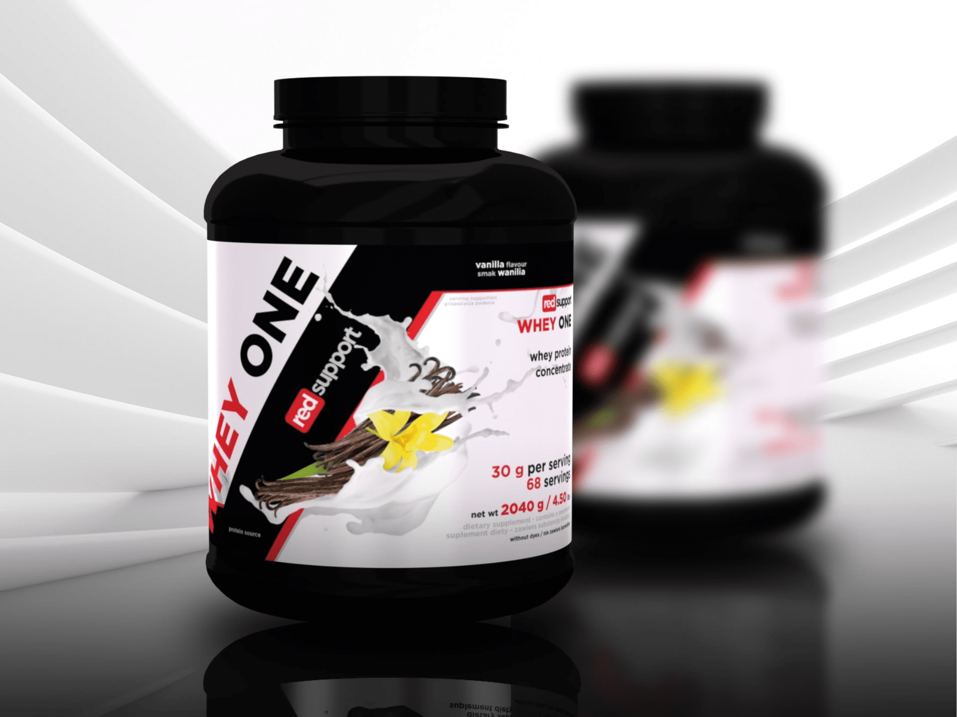 Суроватъчен Протеин Концентрат Whey One Red Support 2040 грама