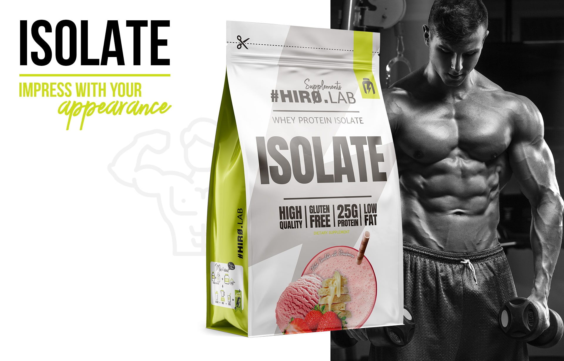 Whey Protein Isolate HIRO.LAB 700 грама