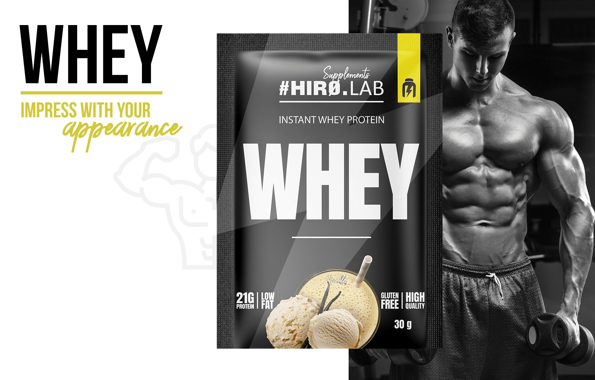 Instant Whey Protein HIRO.LAB 30 грама