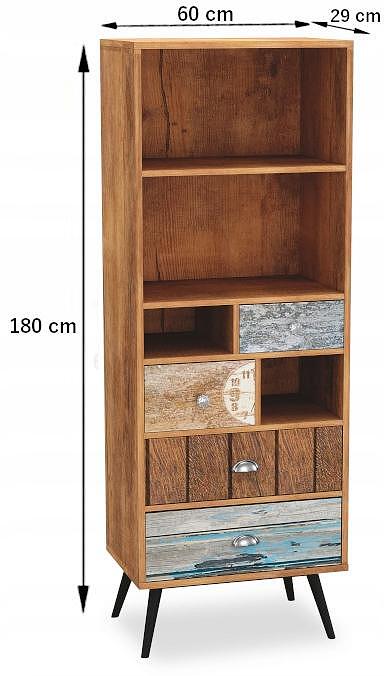 Etajera Mezo multicolor