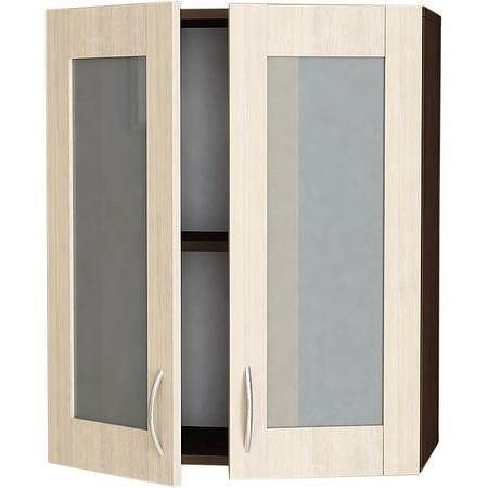 Corp superior de bucatarie Sani Modest cu Vitrina B-60x72 cm Wenge si ...