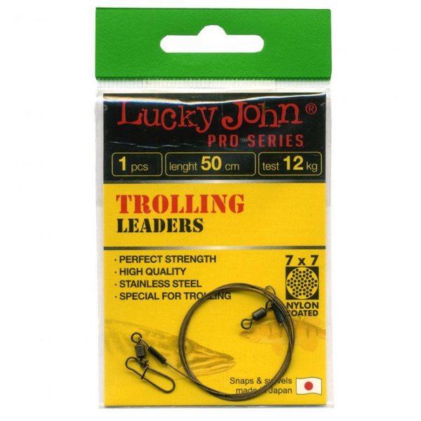 Метални поводи Lucky John TROLLING | fishandtackle