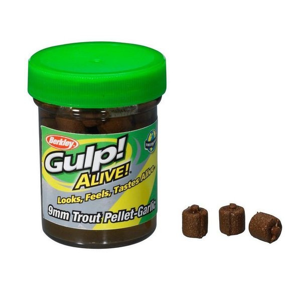 Пелети Berkley PowerBait GULP ALIVE - 9мм TROUT PELLET 40бр Пелети за ...