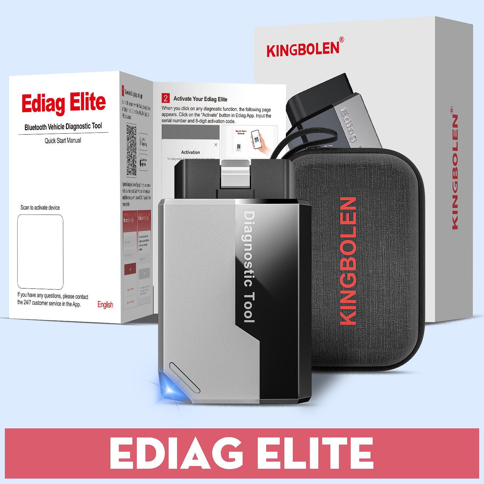 Ediag Elite за пълна OBD2 диагностика с двупосочен контрол