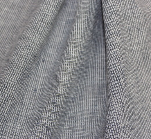 Лен меланж - деним