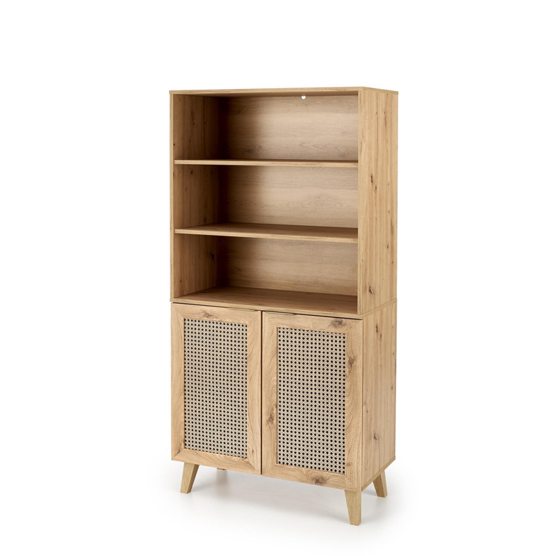 Етажерка BORNEO REG-1 – дъб артъксан / черен | Мебел Дизайн