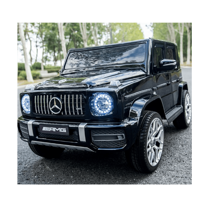 Masinuta, Mercedes Benz G63 Jeep, 12 V, Scaun piele, Negru - eMAG.ro