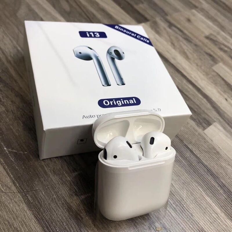 AirPods Bluetooth Слушалки i13 TWS 3D звук 5.0