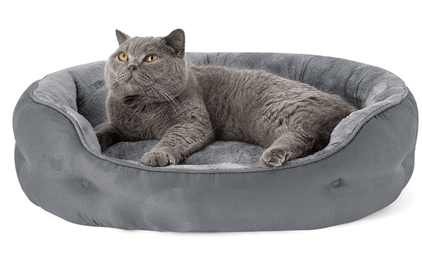 Asvin Small Dog Bed за малки кучета, котешки легла за домашни котки ...