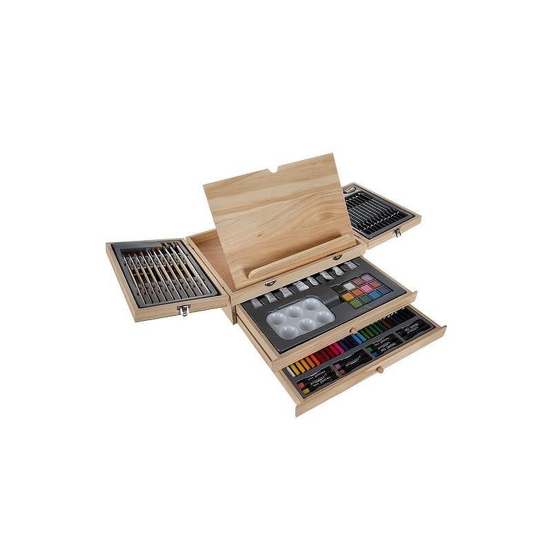 Комплект за рисуване в куфар 83 елемента ⭐ Yorda-BG.com