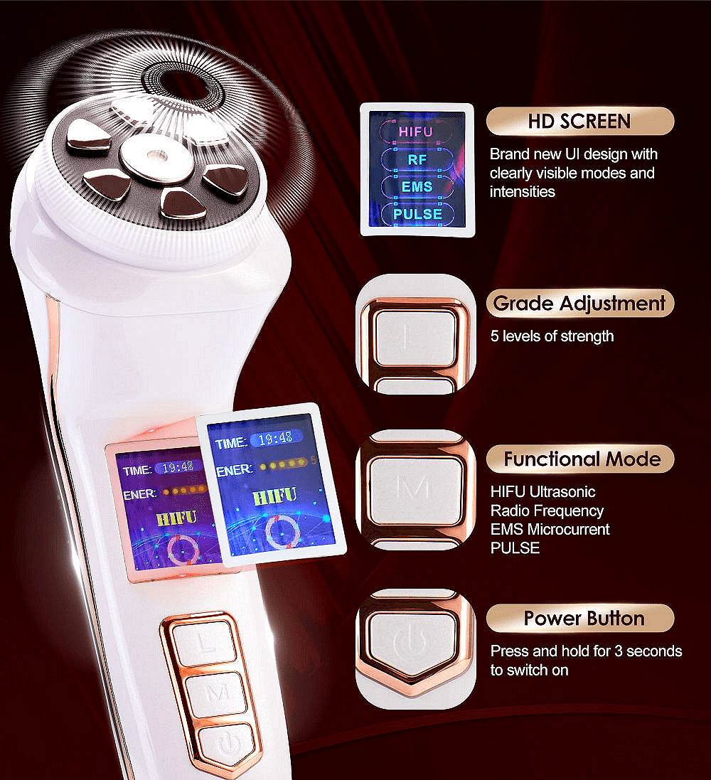 3ης γενιάς Mini HIFU 4 σε 1 για λίφτινγκ προσώπου και περιγράμματος σώματος