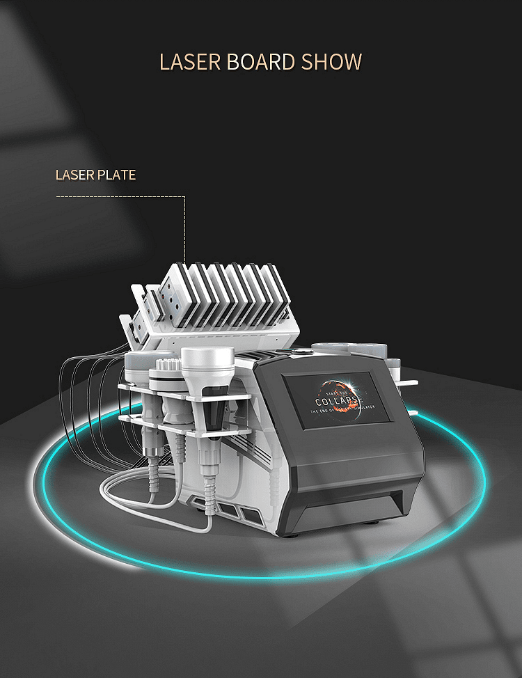 Συνδυασμένη συσκευή για το σώμα με 80 Khz Cavitation, Vacuum, Radio ...