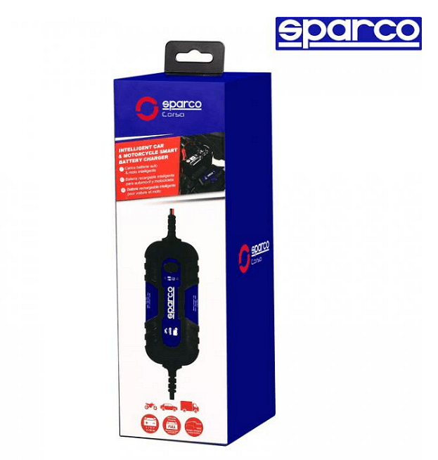 Зарядно за акумулатор Sparco - 1.2Amp 6V / 12V