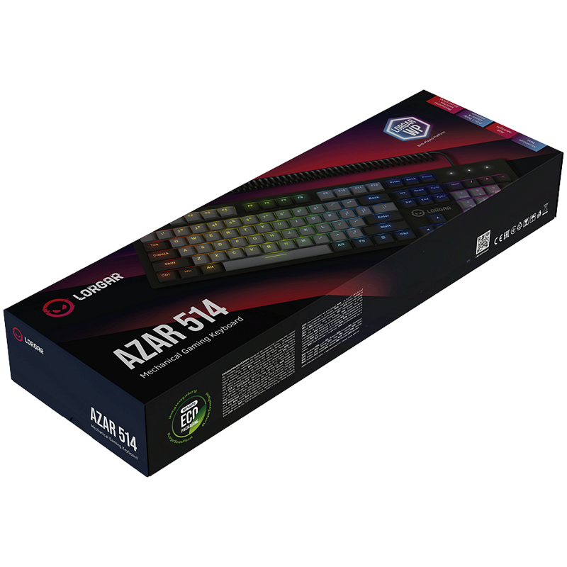 Геймърска клавиатура LORGAR Azar 514,... на ТОП ЦЕНА | DR