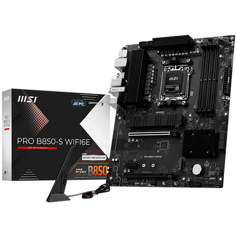 Дънна платка MSI PRO B850-S WIFI6E, ATX, Socket A... | DR