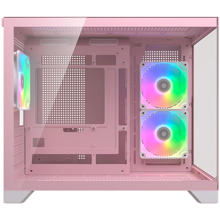 Кутия COUGAR FV150 Mini RGB PC Case, Mid tower, Pink | DR