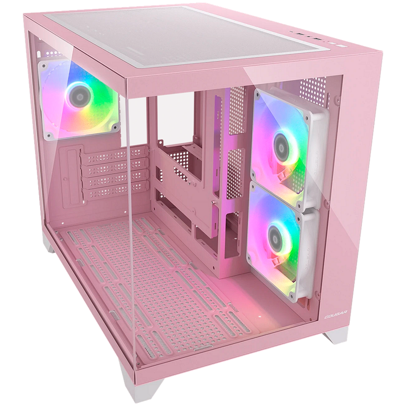 Кутия COUGAR FV150 Mini RGB PC Case, Mid tower, Pink | DR