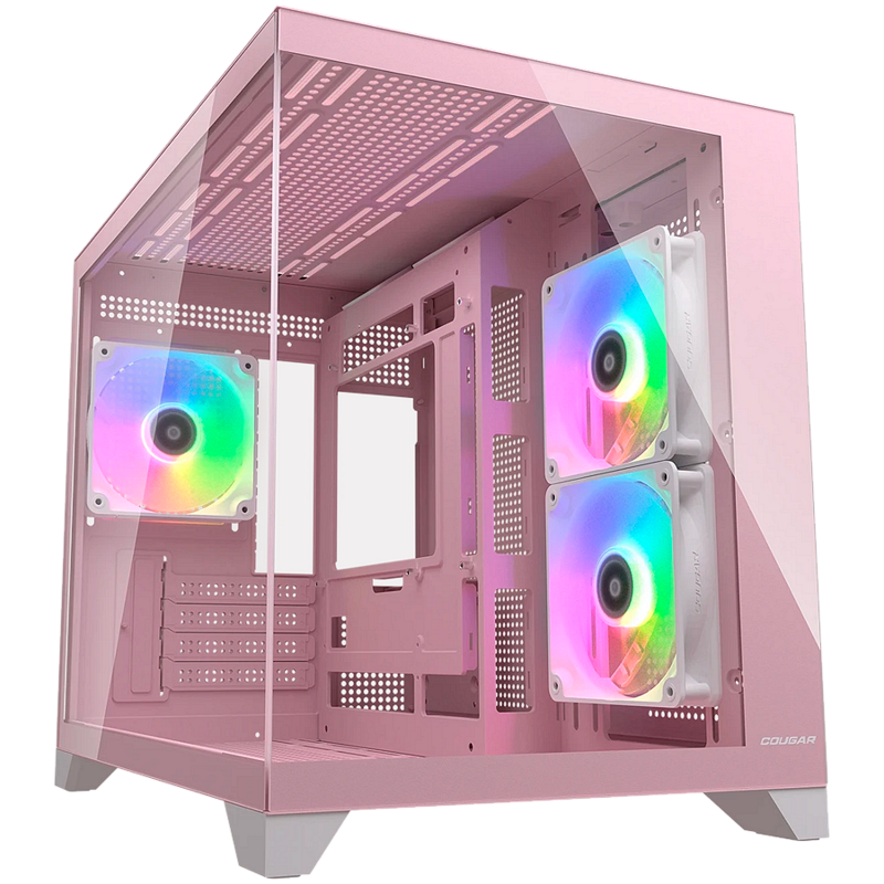 Кутия COUGAR FV150 Mini RGB PC Case, Mid tower, Pink | DR