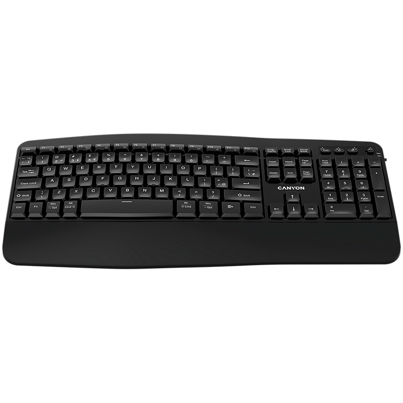 CANYON keyboard HKB-W6 Wireless Black | DR