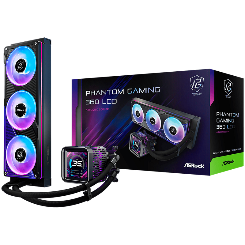 Охлаждане Asrock PHANTOM GAMING 360 LCD, AiO liqu... | DR