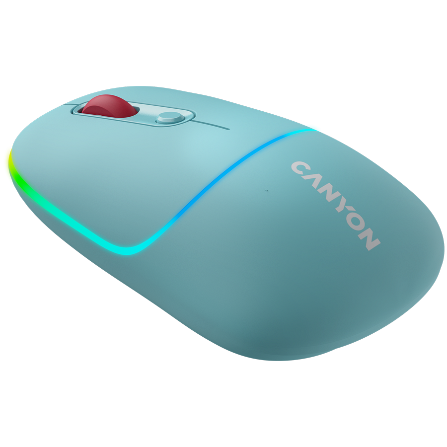 CANYON mouse MW-22 Dual Band RGB Wireless Dark Cyan | DR