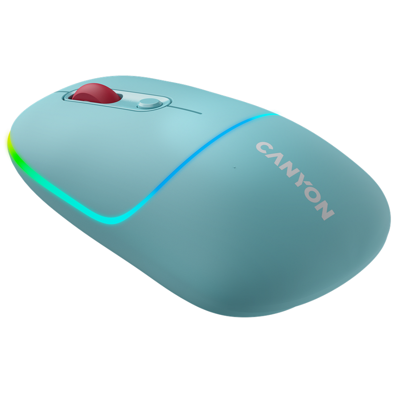 CANYON mouse MW-22 Dual Band RGB Wireless Dark Cyan | DR