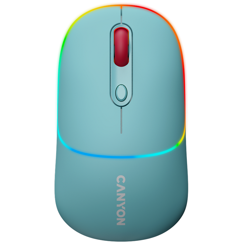 CANYON mouse MW-22 Dual Band RGB Wireless Dark Cyan | DR
