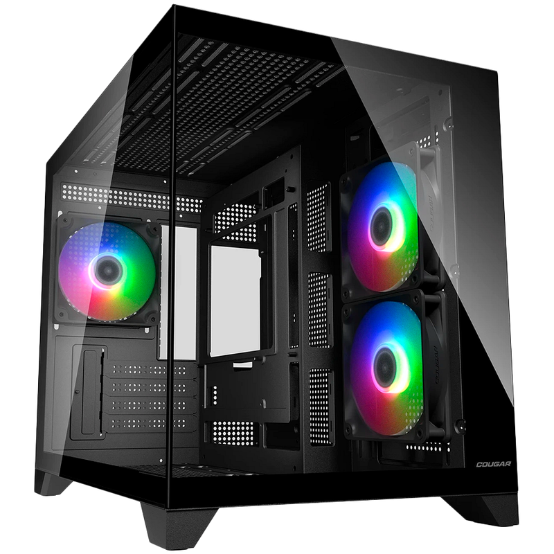 Кутия COUGAR FV150 Mini RGB PC Case, Mid tower, B... | DR