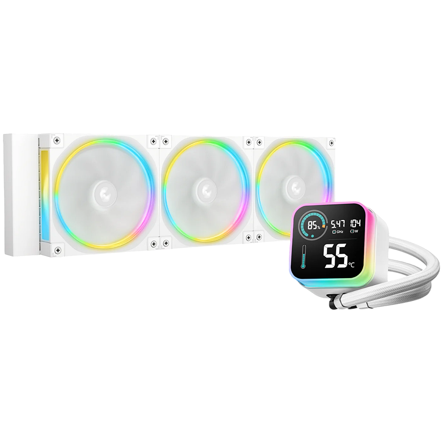 Охлаждане DeepCool LQ360 ULTRA ARGB WH, 360mm CPU... | DR