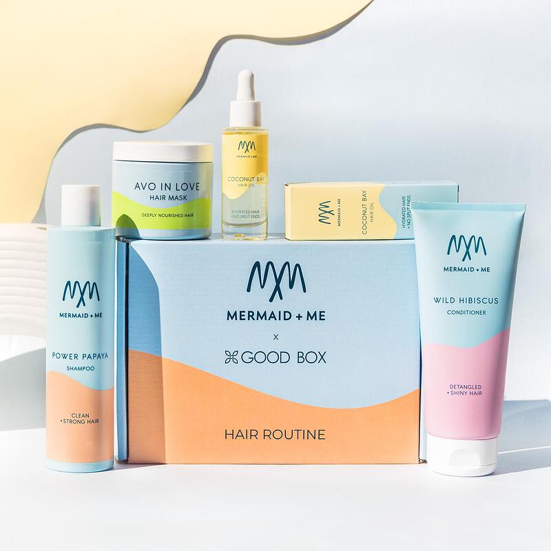 Кутия-Mermaid + Me x Good Box с продукти за коса