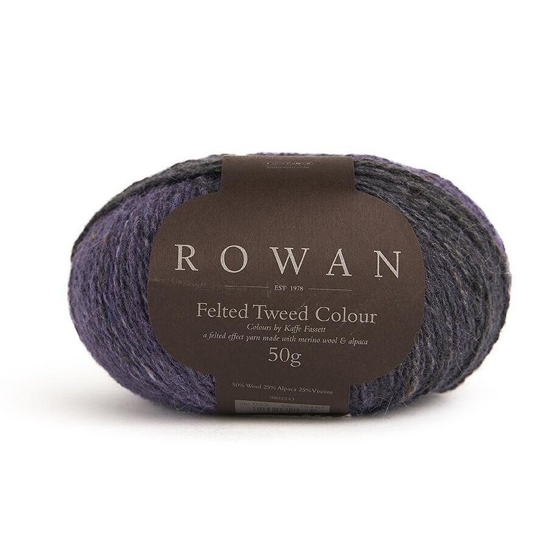 Rowan Felted Tweed Colour – преливащи нюанси за жакард и ефектни плетива