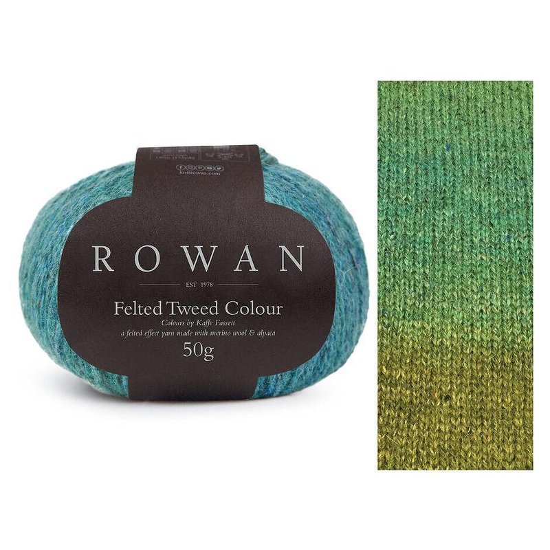 Rowan Felted Tweed Colour – преливащи нюанси за жакард и ефектни плетива