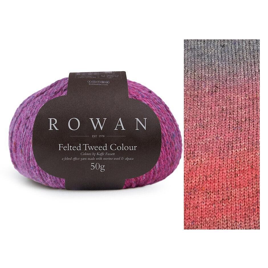 Rowan Felted Tweed Colour – преливащи нюанси за жакард и ефектни плетива
