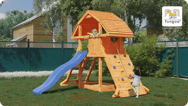 Детска площадка с пързалка Giant