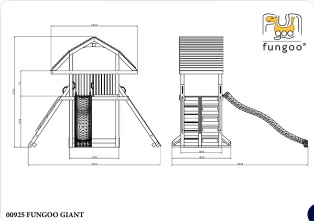 Детска площадка с пързалка Giant